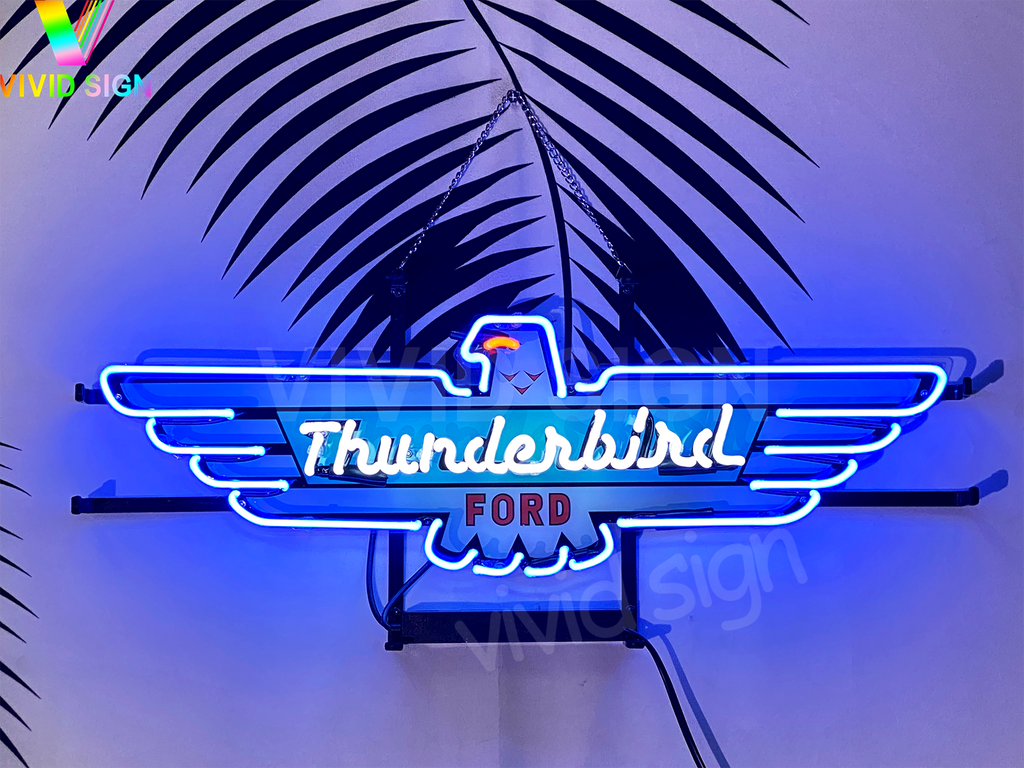 Ford Thunderbird Auto HD Vivid Neon Sign Lamp Light – neonsign.us