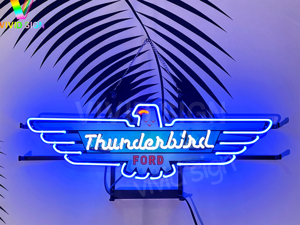Ford Thunderbird Auto HD Vivid Neon Sign Lamp Light – neonsign.us