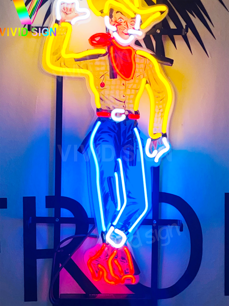 Las Vegas Cowboy HD Vivid Neon Sign Lamp Light – neonsign.us