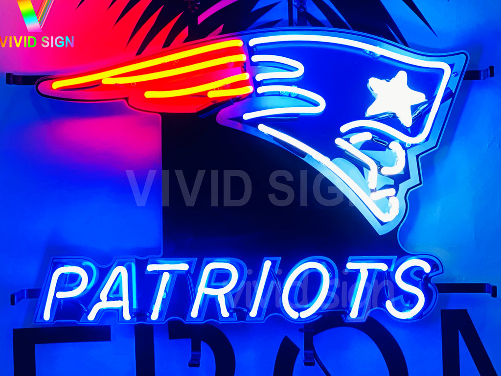 New England Patriots HD Vivid Neon Sign Lamp Light – neonsign.us
