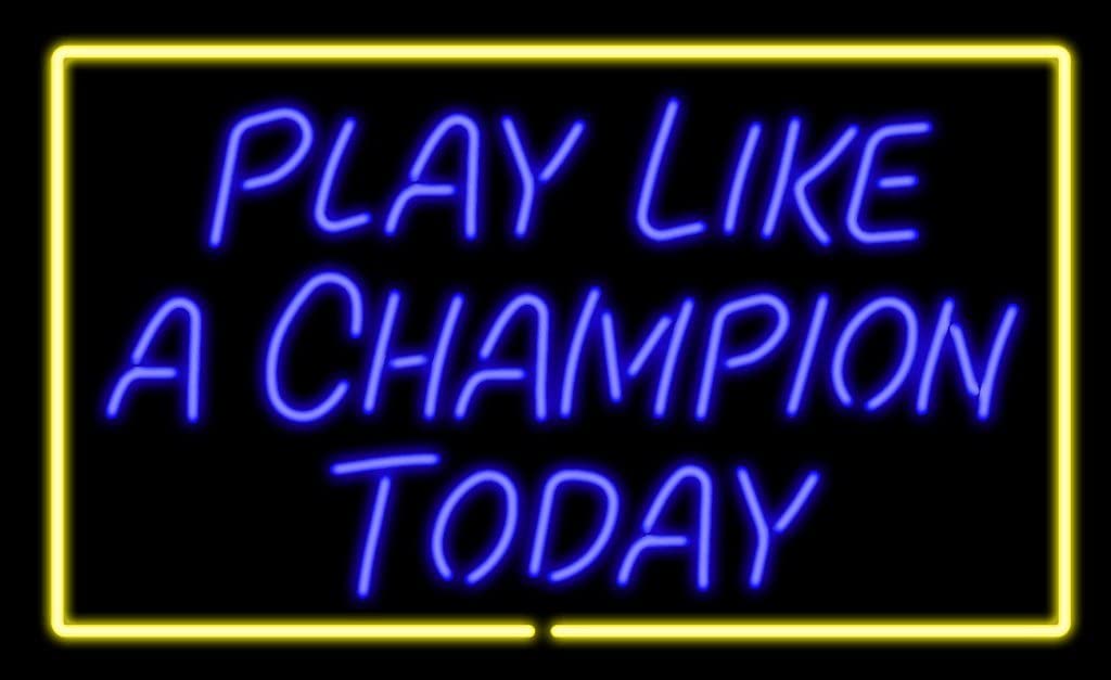 Notre Dame Play Like a Champion Today Neon Sign Light Lamp – neonsign.us