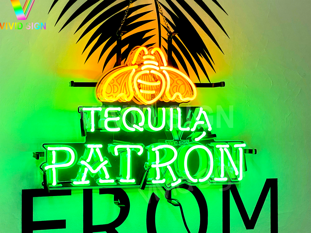 Patron Tequila Bee HD Vivid Neon Sign Lamp Light – neonsign.us
