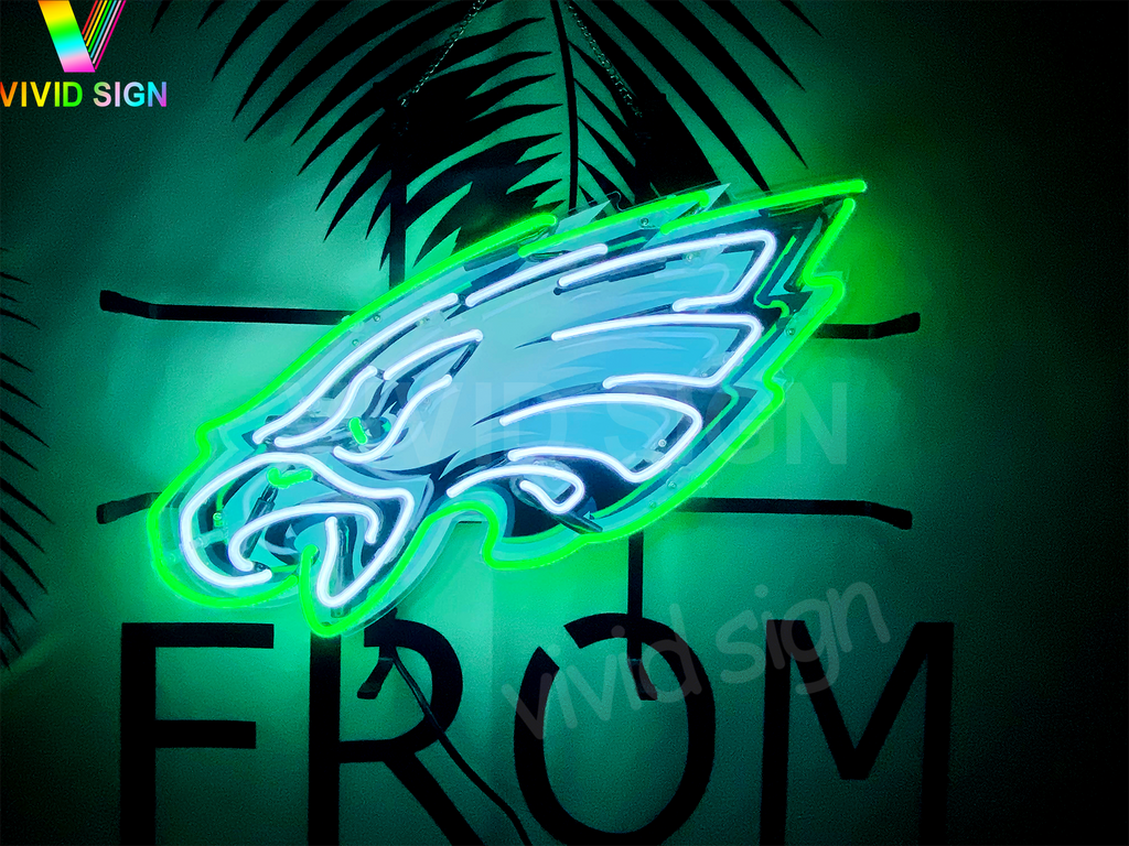 Philadelphia Eagles Light Lamp Neon Sign with HD Vivid Printing Techno ...