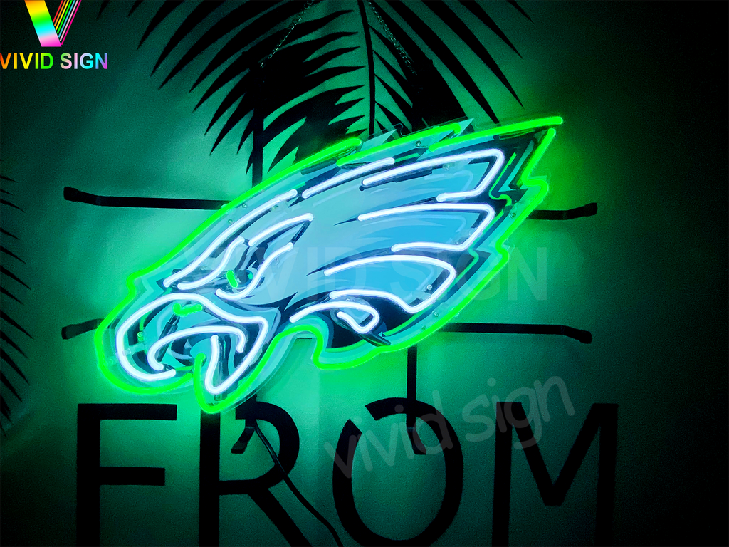 Philadelphia Eagles Logo HD Vivid Neon Sign Lamp Light – neonsign.us
