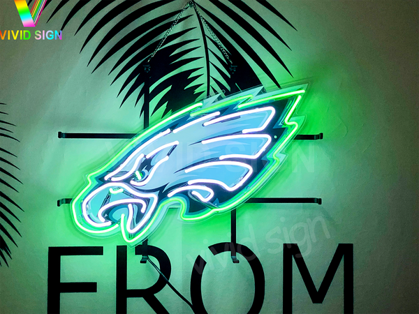 Philadelphia Eagles Logo HD Vivid Neon Sign Lamp Light – neonsign.us
