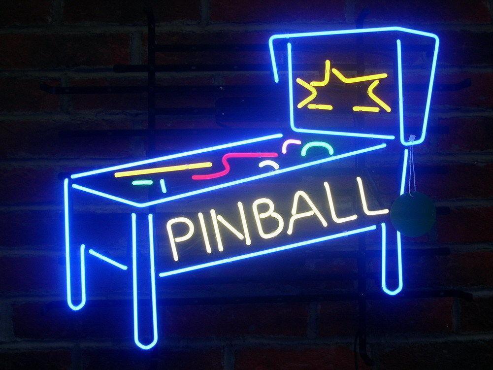 Pinball Machine Logo Neon Sign Lamp Light – neonsign.us