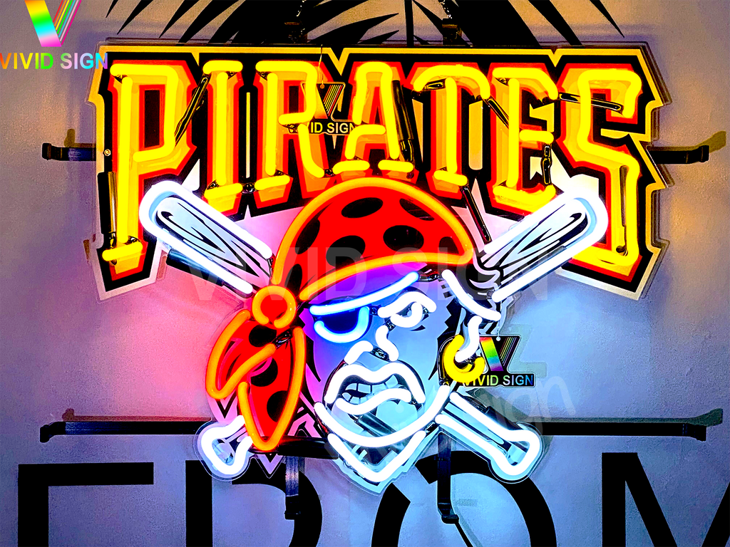 Pittsburgh Pirates HD Vivid Neon Sign Lamp Light – neonsign.us