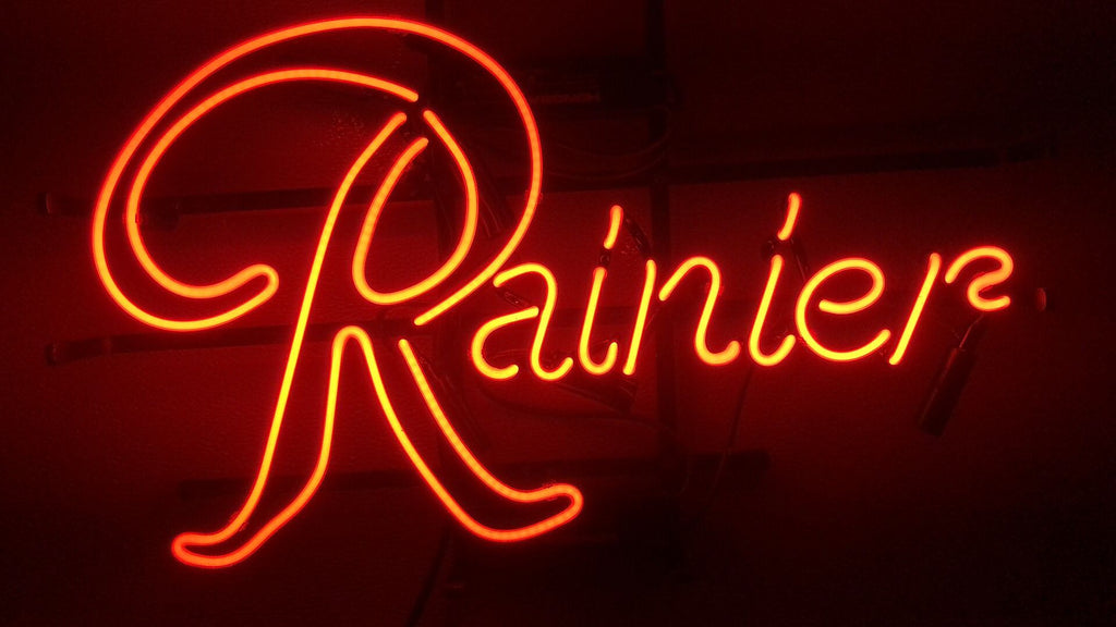 Rainier Beer Big R Neon Sign Lamp Light – neonsign.us
