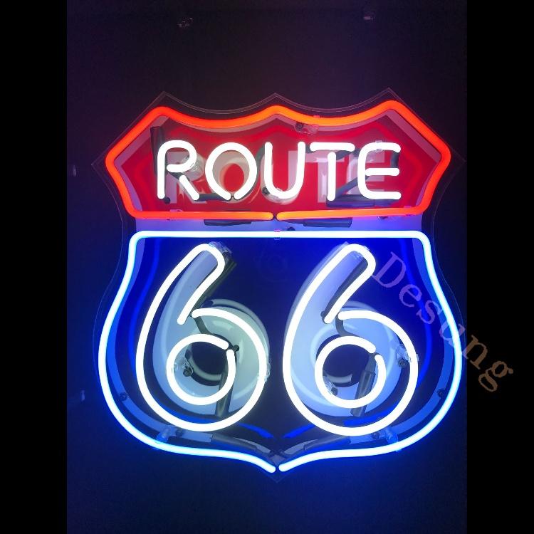 New Route 66 Neon Sign with HD Vivid Printing Technology – neonsign.us