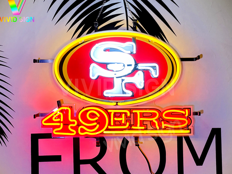 San Francisco 49ers HD Vivid Neon Sign Lamp Light – neonsign.us