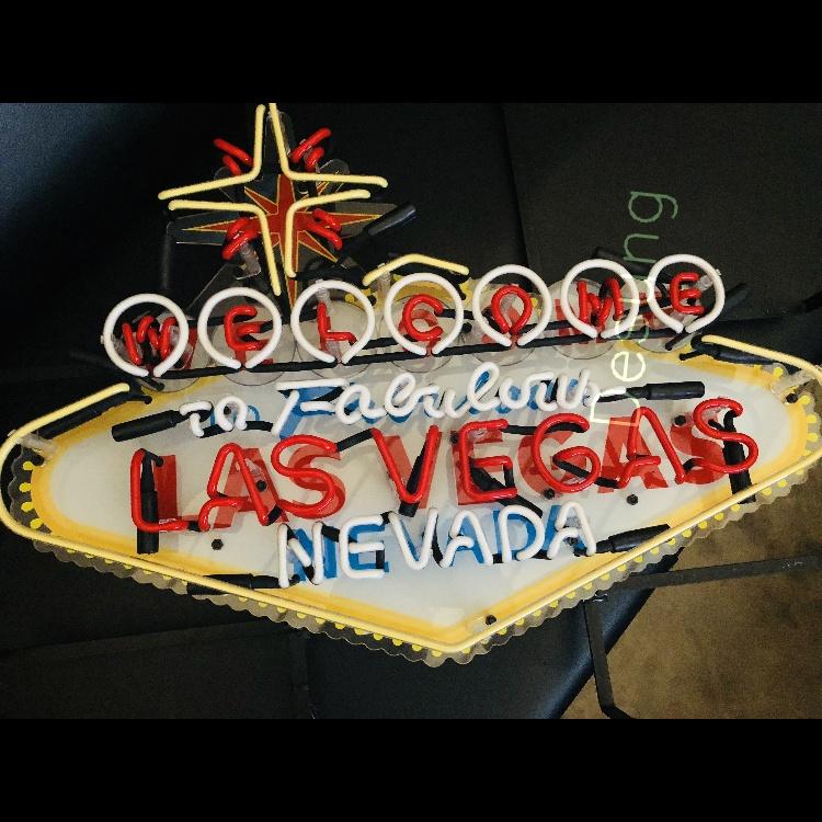 New Welcome to Fabulous Las Vegas Nevada Light Neon Sign with HD Vivid ...